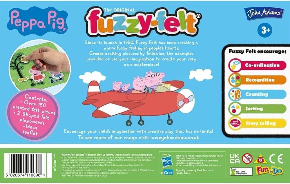 Peppa Pig Fuzzy Felt Set – 11039 – House of Toviel